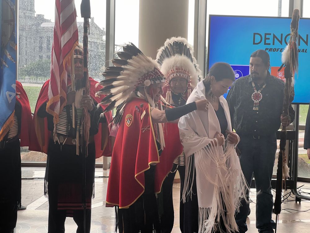 Native American storytelling cemented with N. Scott Momaday ceremony