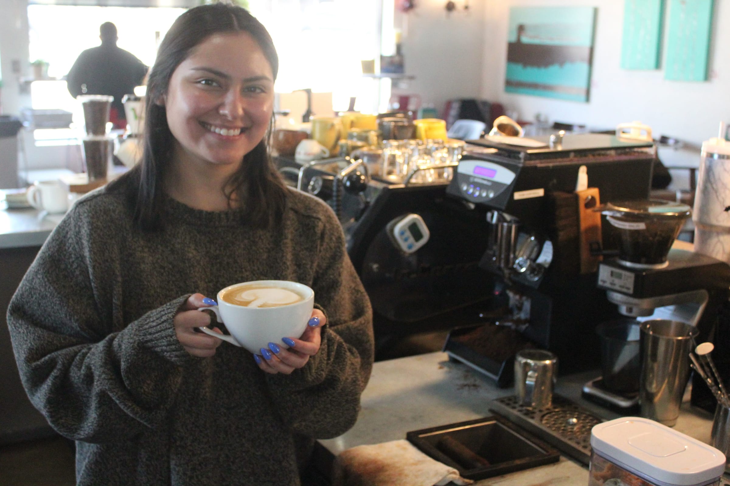 First female First American coffee roaster